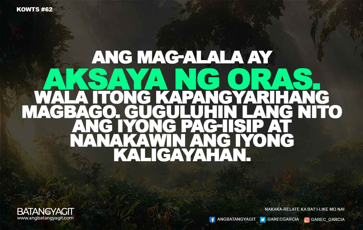 Oras Sa Pagmamahal Quotes